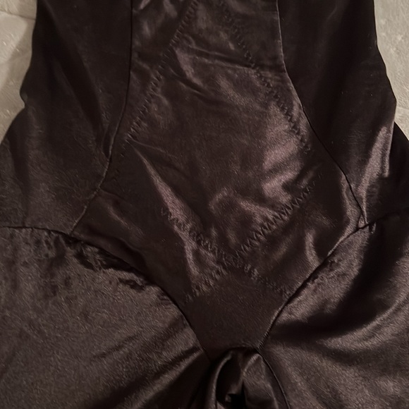 Cupid | Intimates & Sleepwear | Cupid Black Satin Shapewear Control ...